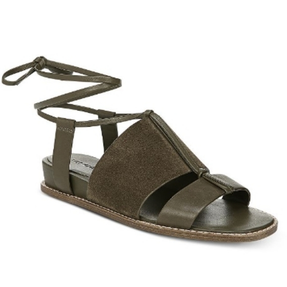 Vince | Shoes | Vince Forster Flat Leather Ankle Tie Sandals | Poshmark